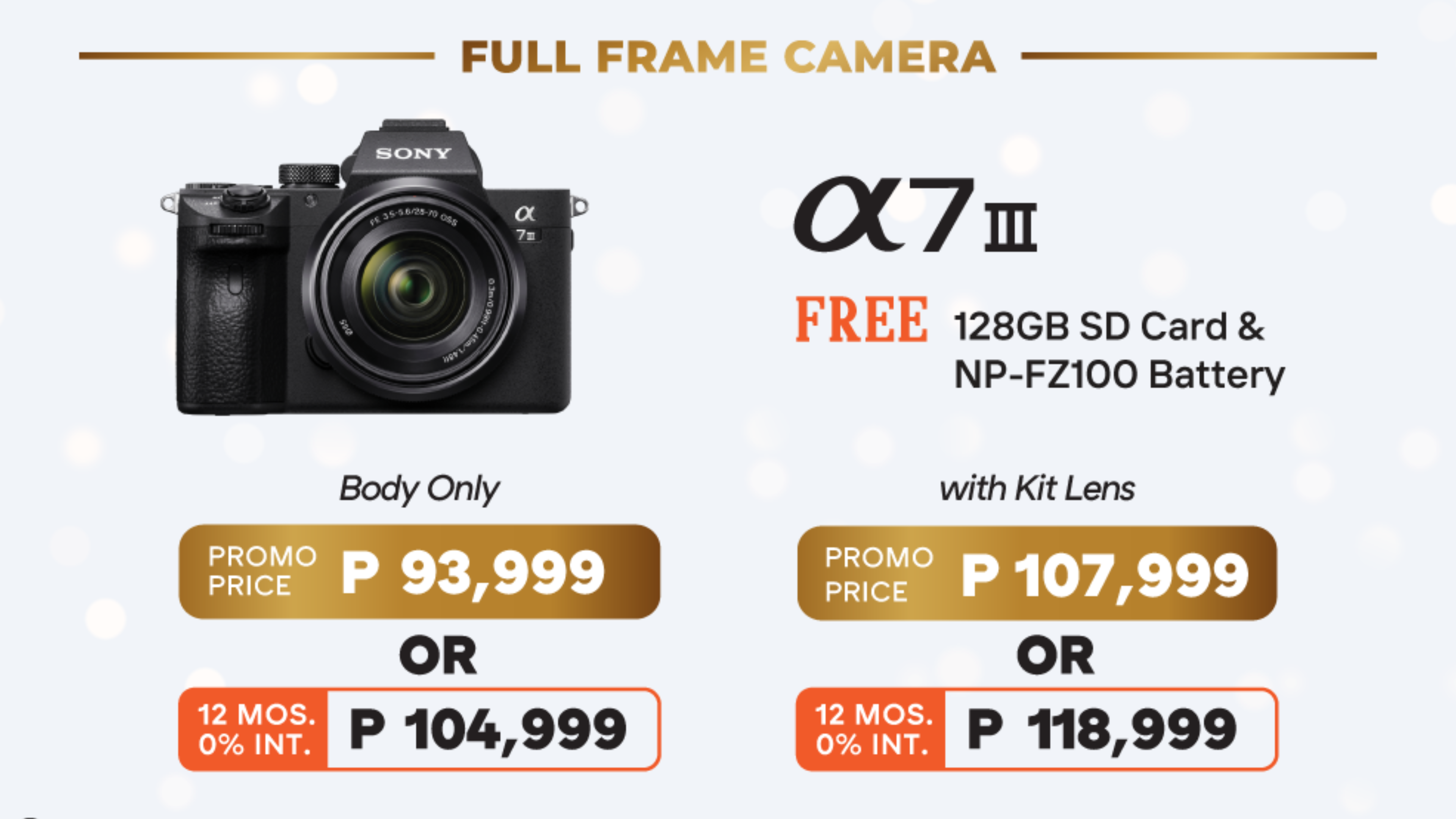 Sony Camera Holiday Gift Guide