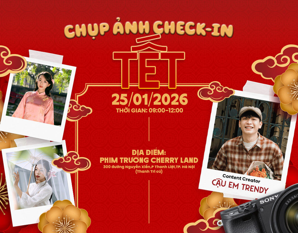 WORKSHOP: CHỤP ẢNH CHECK-IN DỊP TẾT